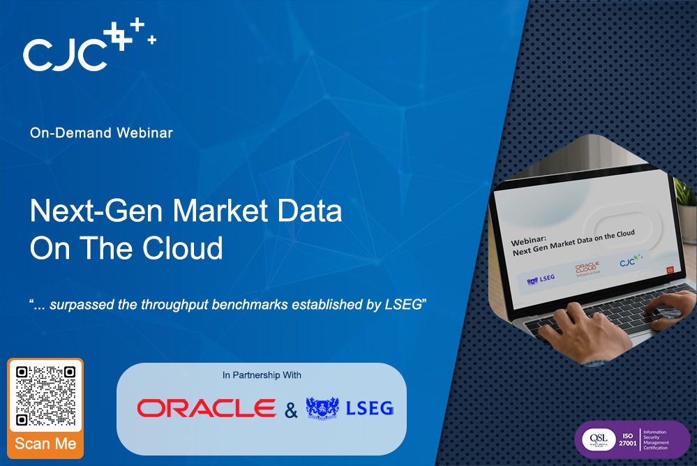 Webinar: Next Gen Market Data on the Cloud | CJC